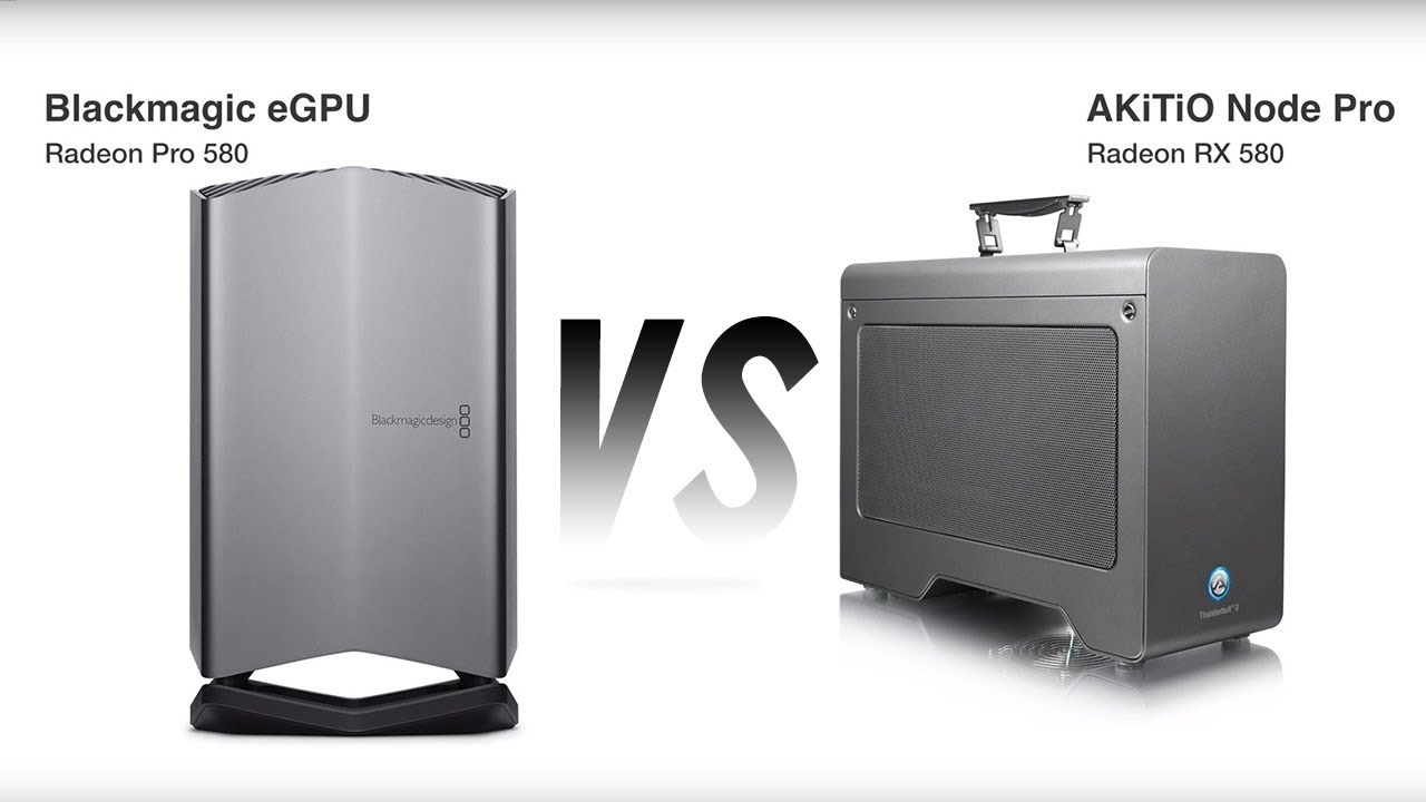 Node Pro VS Blackmagic eGPU - YouTube