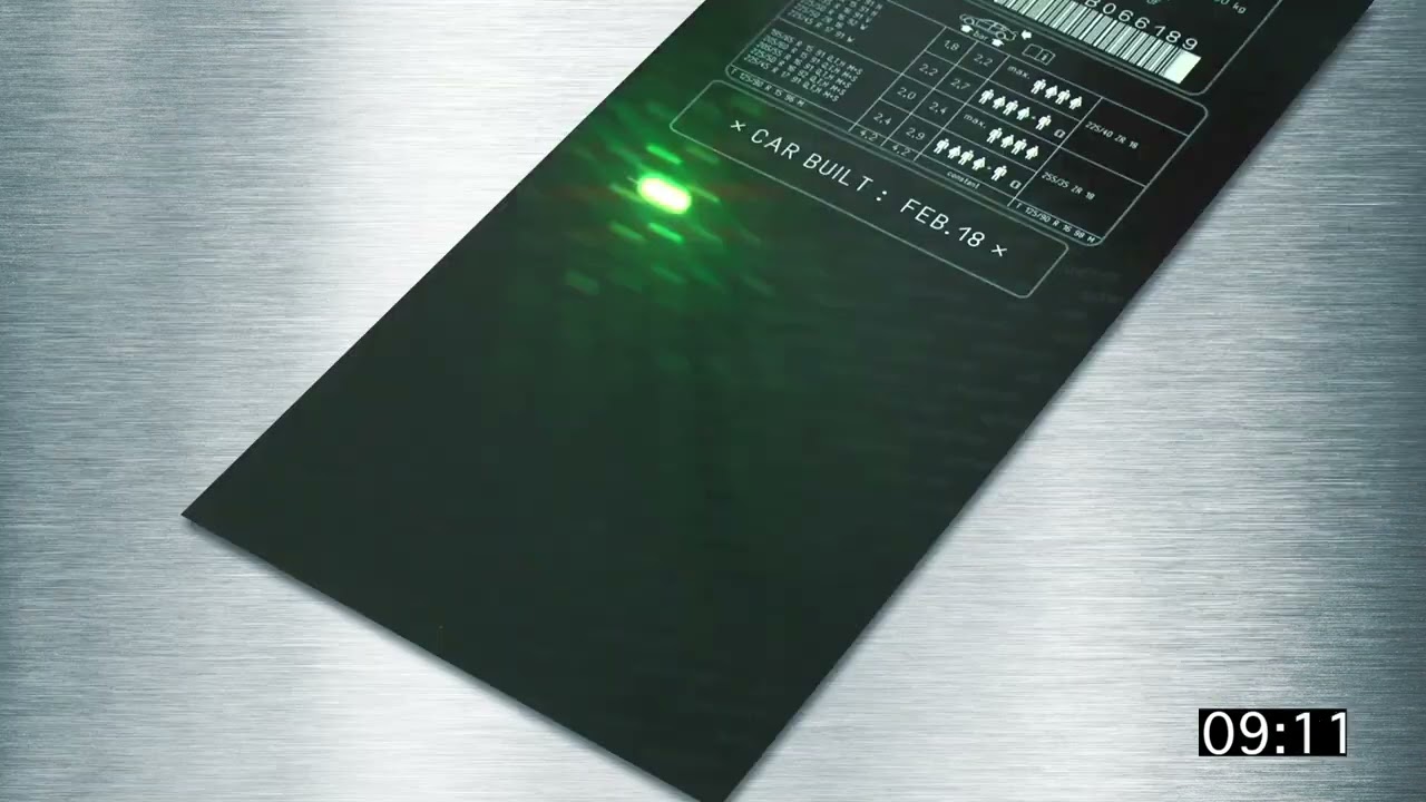 Color Laser Film laser marking labels automotive industry - YouTube