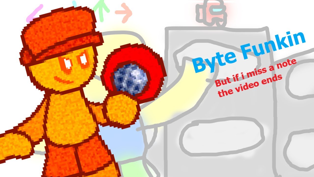 Byte Funkin, but if i miss a note the video ends - YouTube