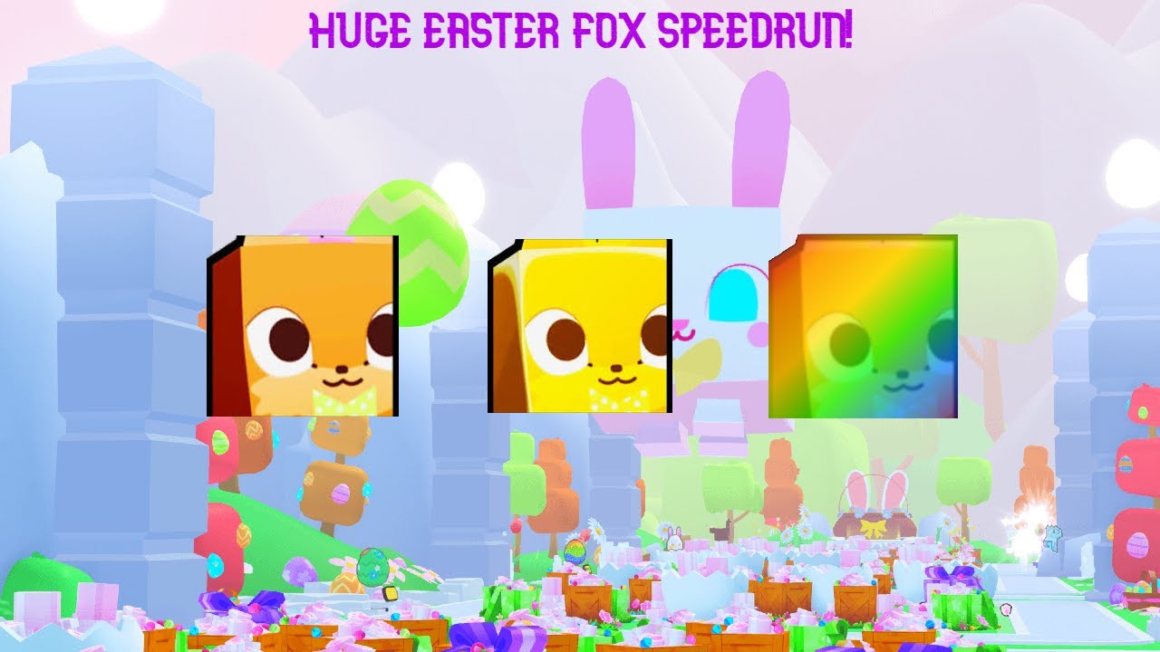 Huge EASTER FOX Speedrun! [PS99 LIve!] - YouTube