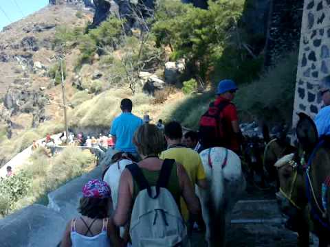 La mulattiera di Santorini - YouTube