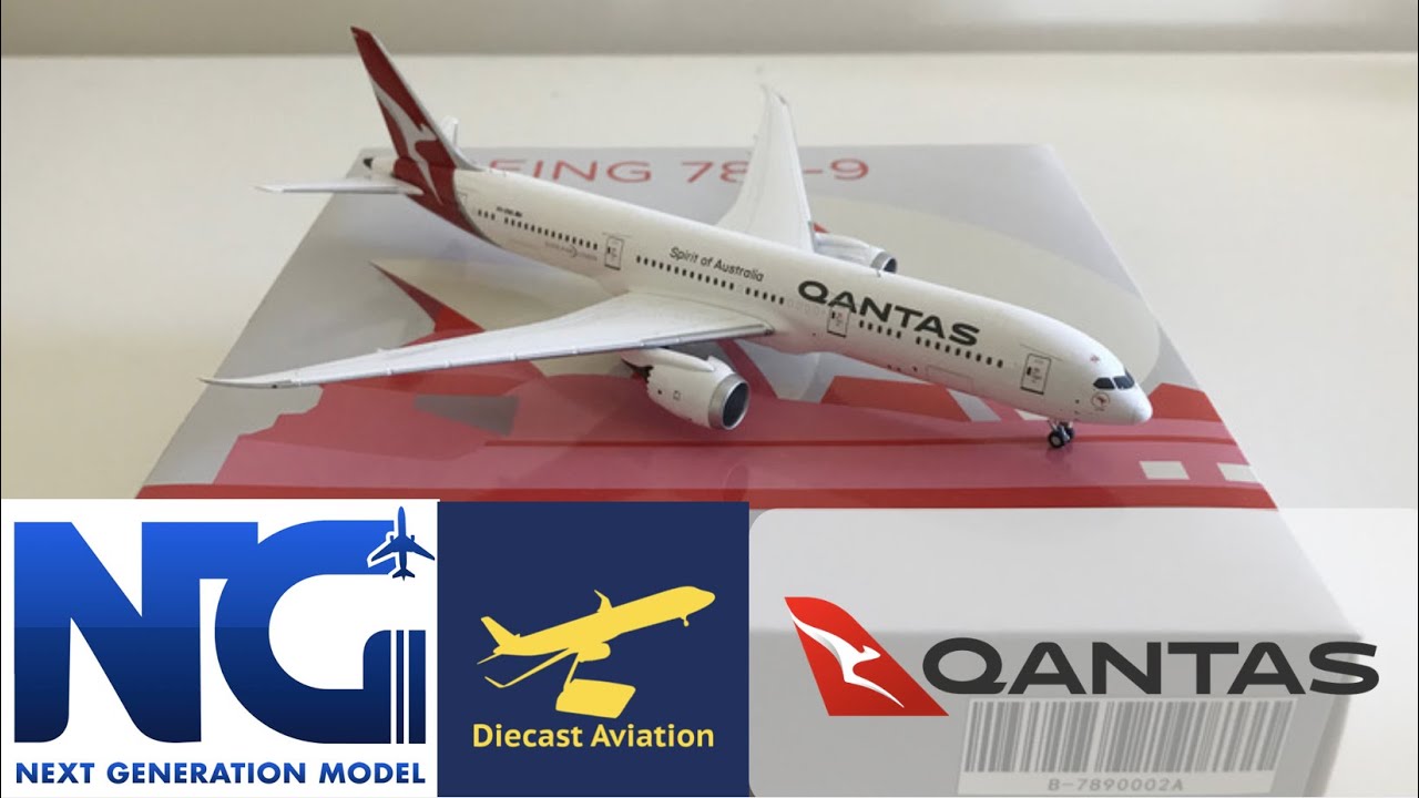NG Models 1/400 Qantas 787-9 Dreamliner full Unboxing and Review (VH ...