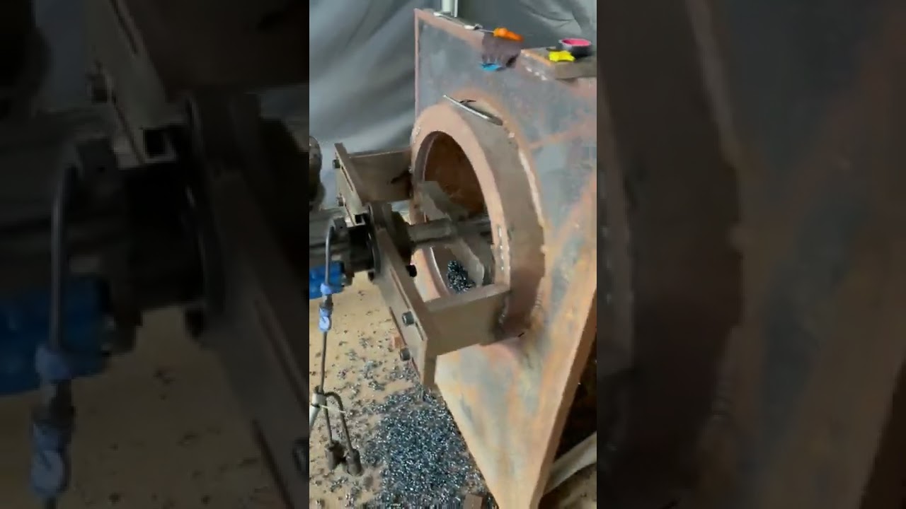 line boring machine , hydraulic drive for big diameter , S POWER - YouTube