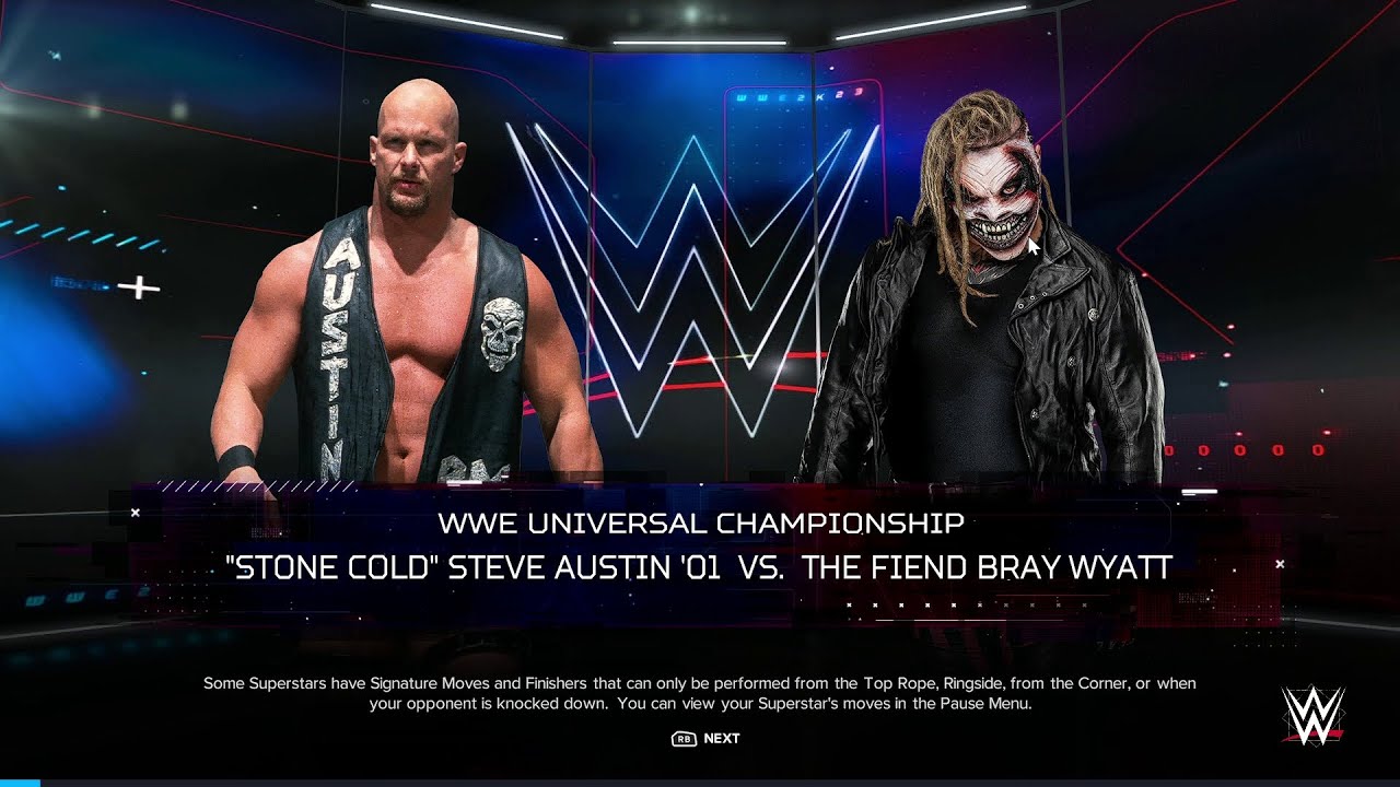 WWE 2K24 - Stone Cold Vs The Fiend | Last Man Standing Match | WWE ...