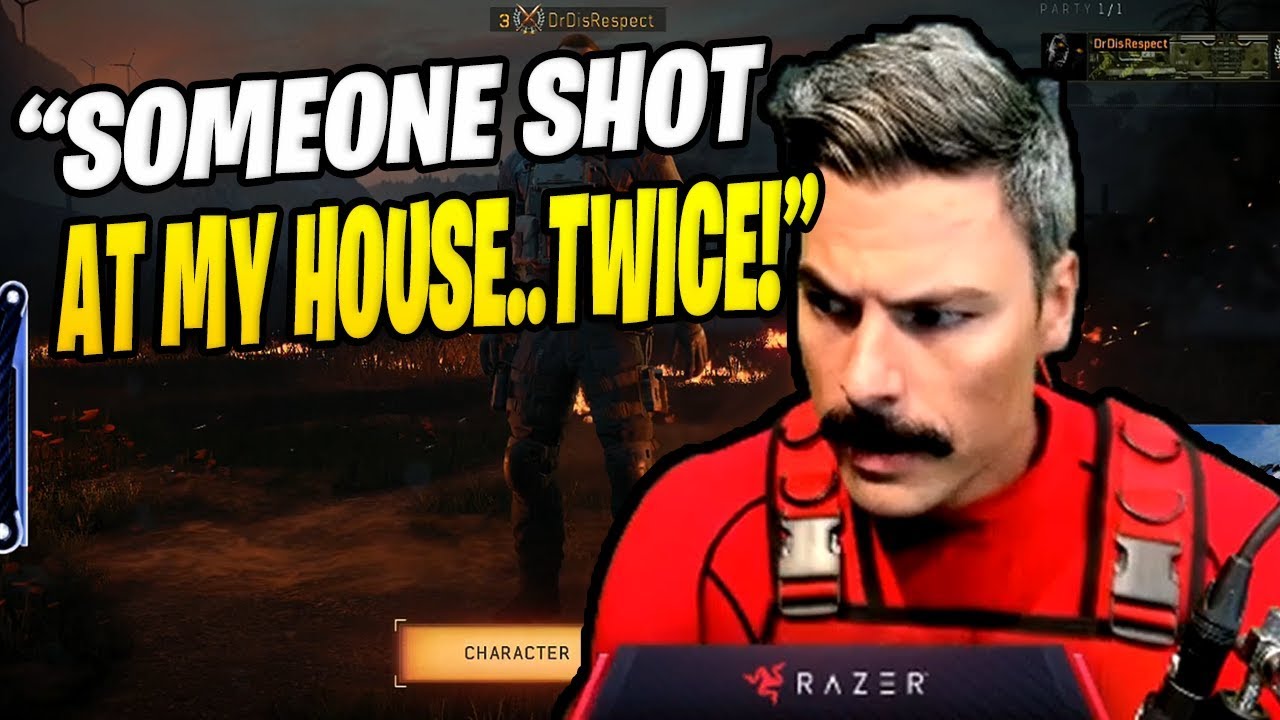 DRDISRESPECT'S HOME *SHOT* LIVE ON STREAM AND BREAKS CHARACTER - YouTube