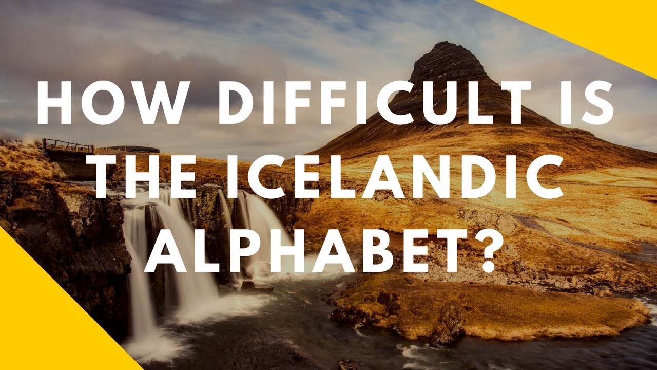How Difficult is the Icelandic Alphabet? | Watch 32 Foreigners ...