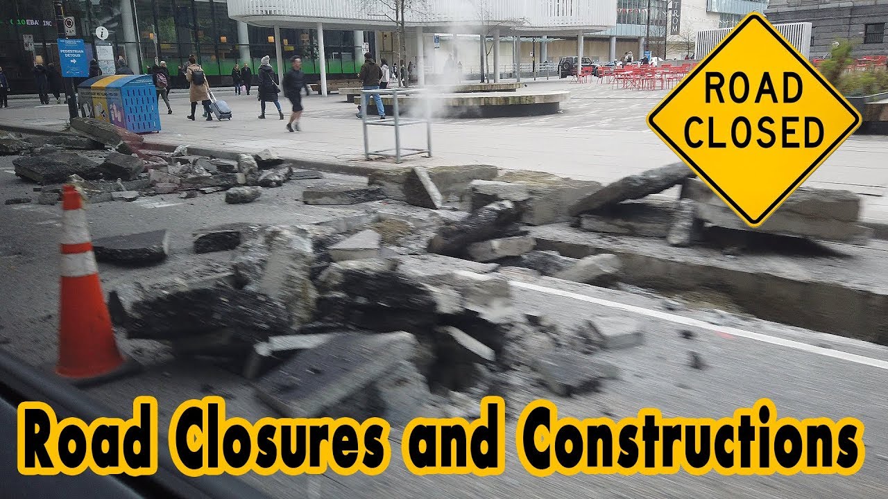 Burrard and West Georgia Street Road Closures and Construction - YouTube