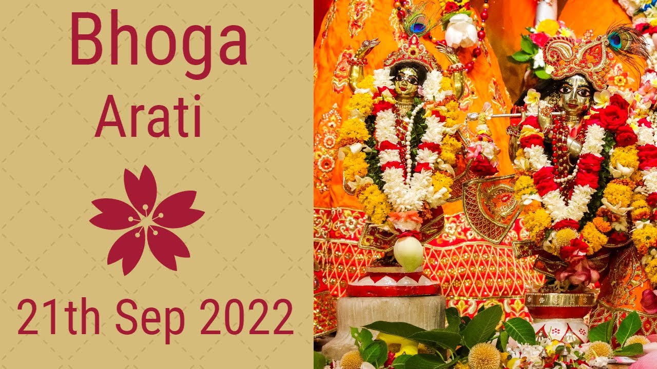 Bhoga Arati Sri Dham Mayapur - September 21, 2022 - YouTube