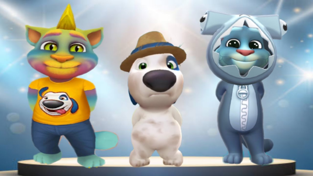 My Talking Tom 2 vs My Talking Hank vs my Talking Tom Toilet Poop ...