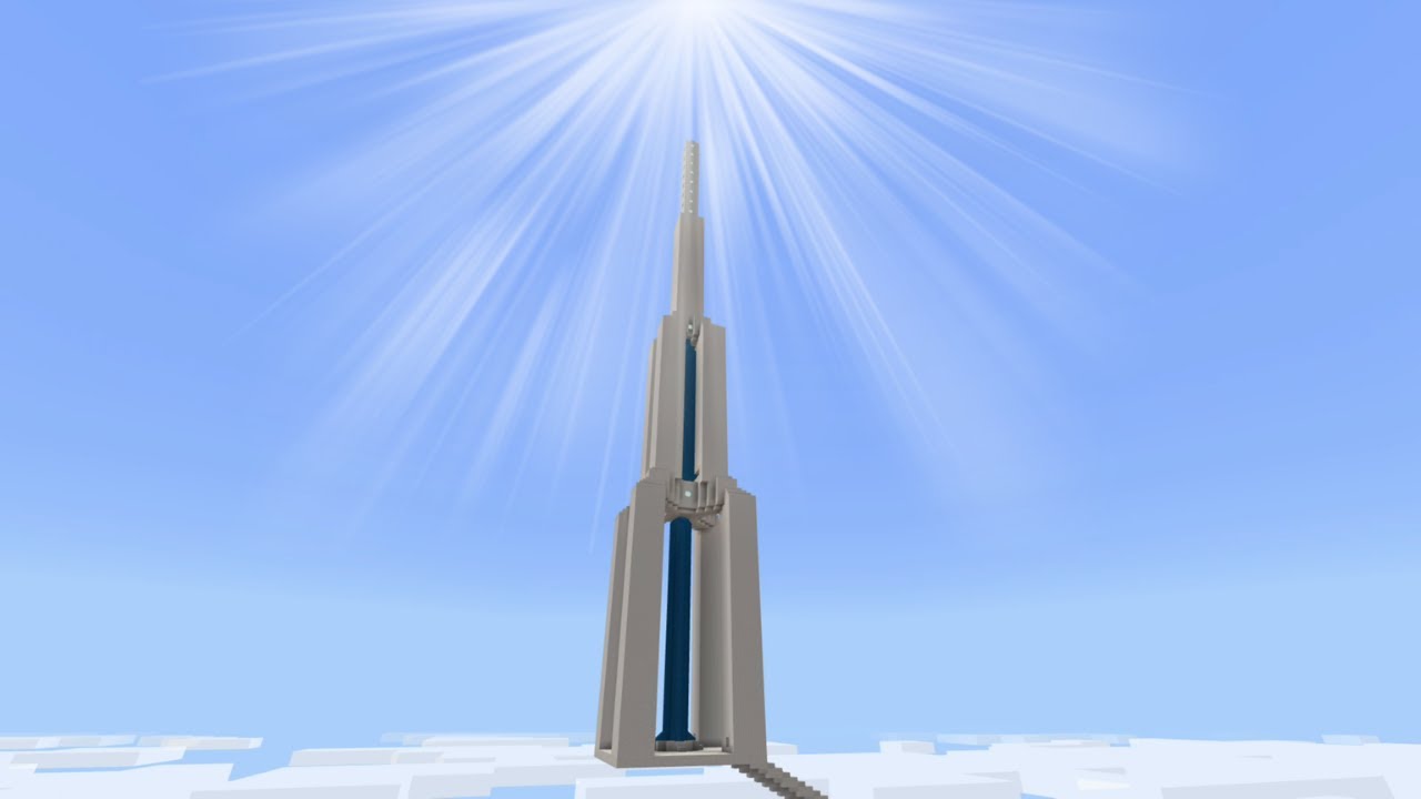 BUILDING A HEAVEN TOWER IN MINECRAFT - YouTube