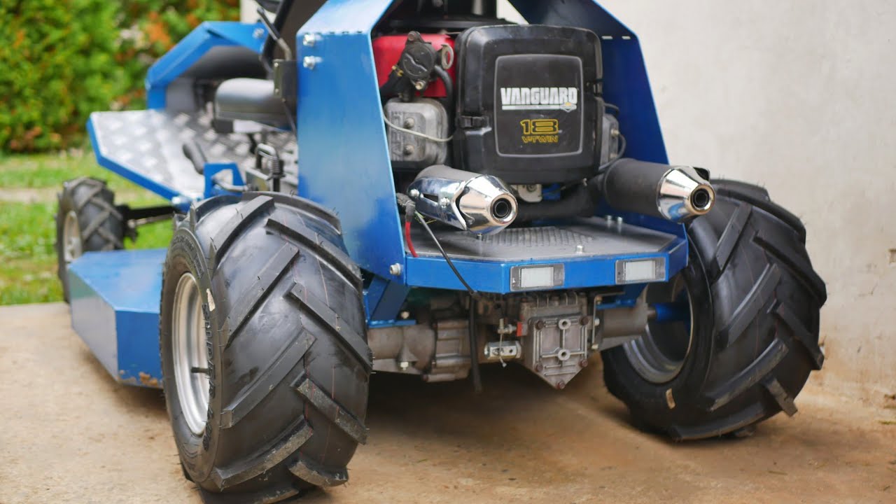 Ride-On Brush Cutter - Extreme test - YouTube