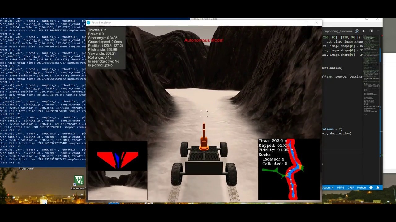 Unity3D Mars autonomous rover - YouTube