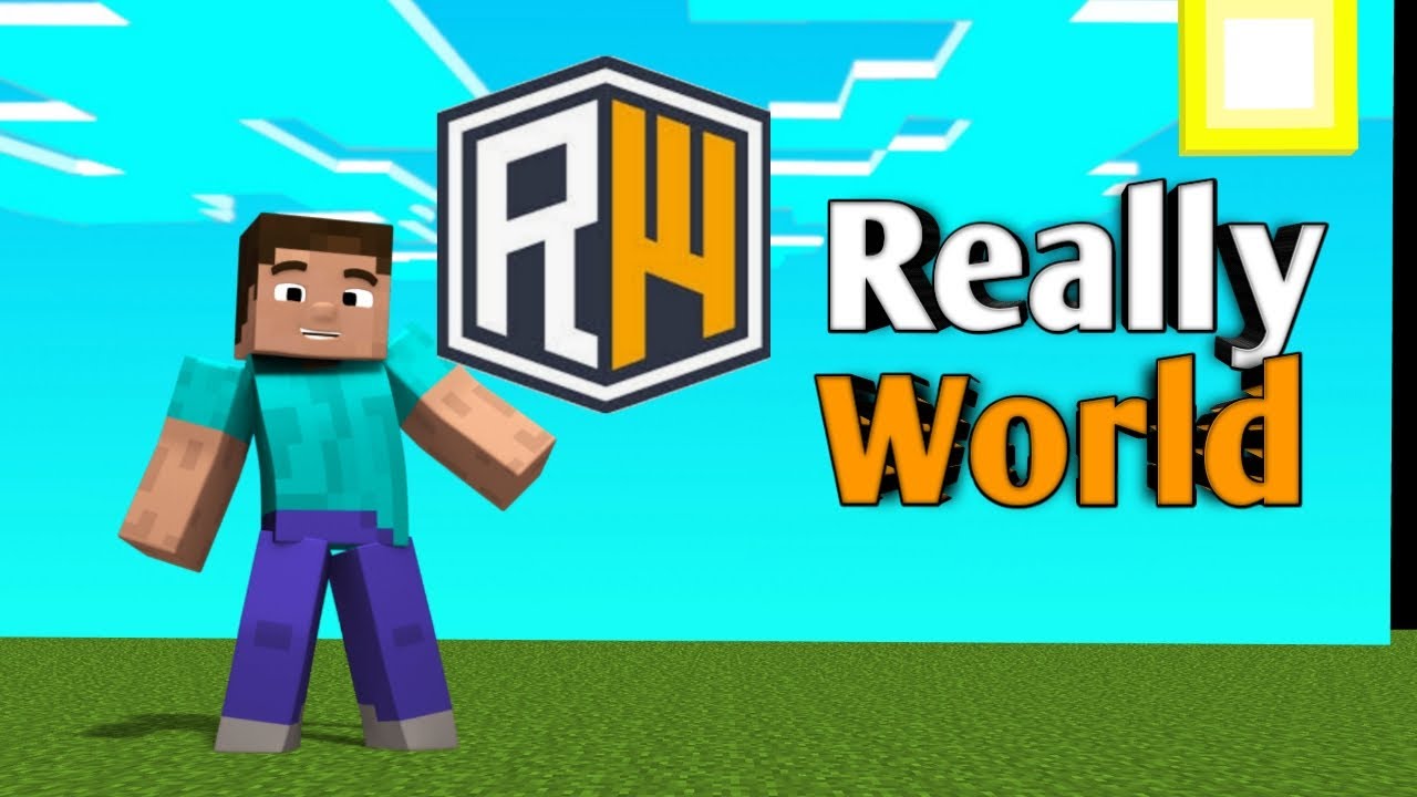 РАЗВИТИЕ НА Really World, #1 Первые деньги, Стал железником|Майнкрафт|Minecraft|рилли ворлд ...