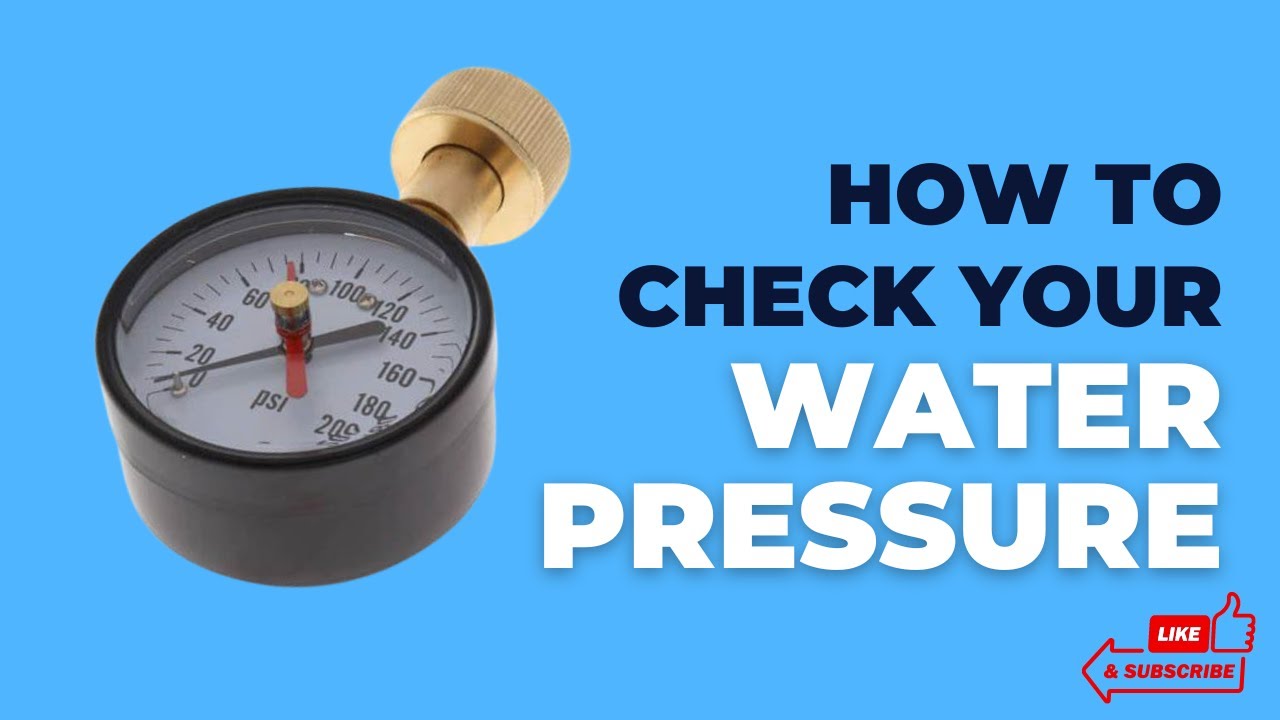 How To Check the Water Pressure to Your Home (DIY) - YouTube