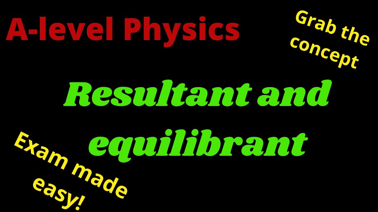 Resultant force | Equilibrant force | Resolution of forces - YouTube
