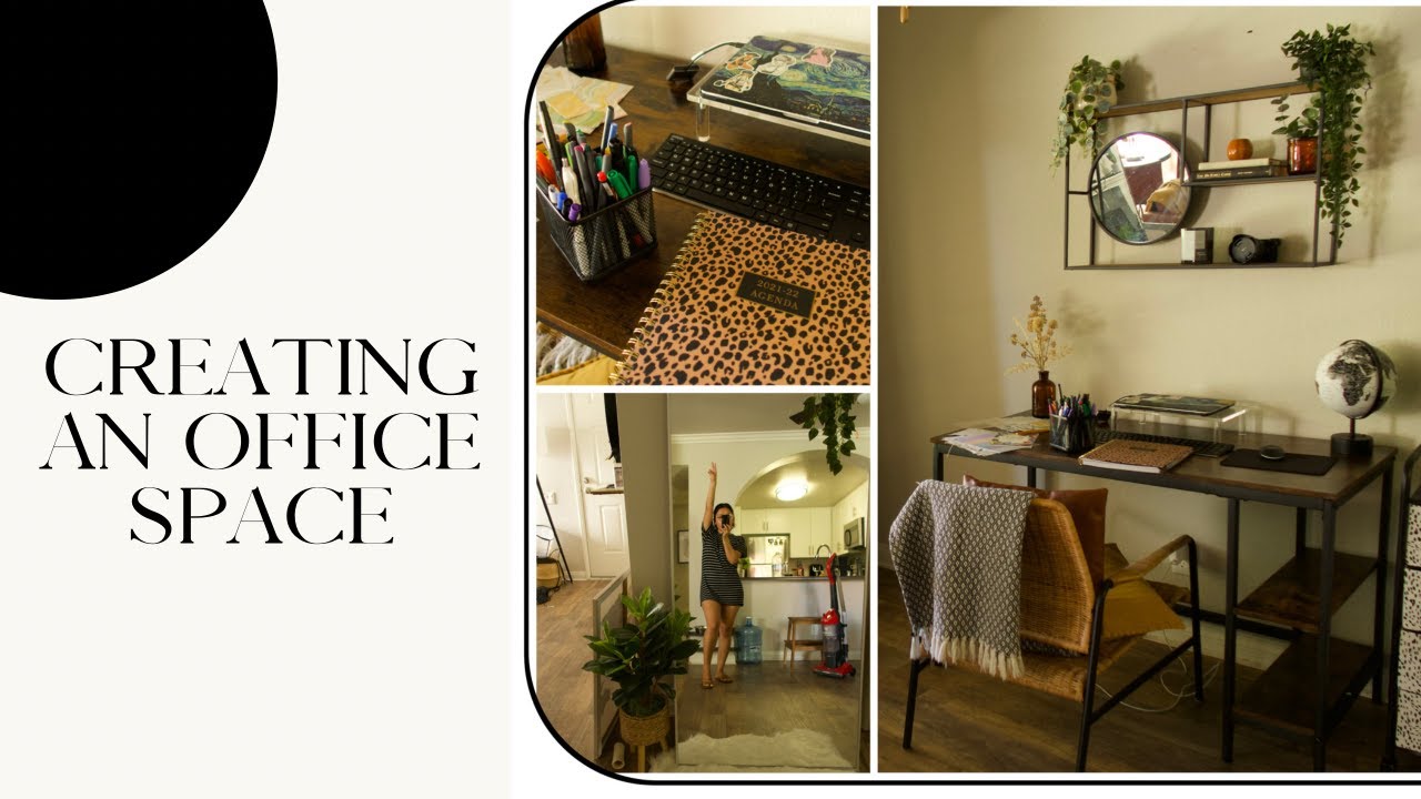 VLOG (Creating an office space)! - YouTube
