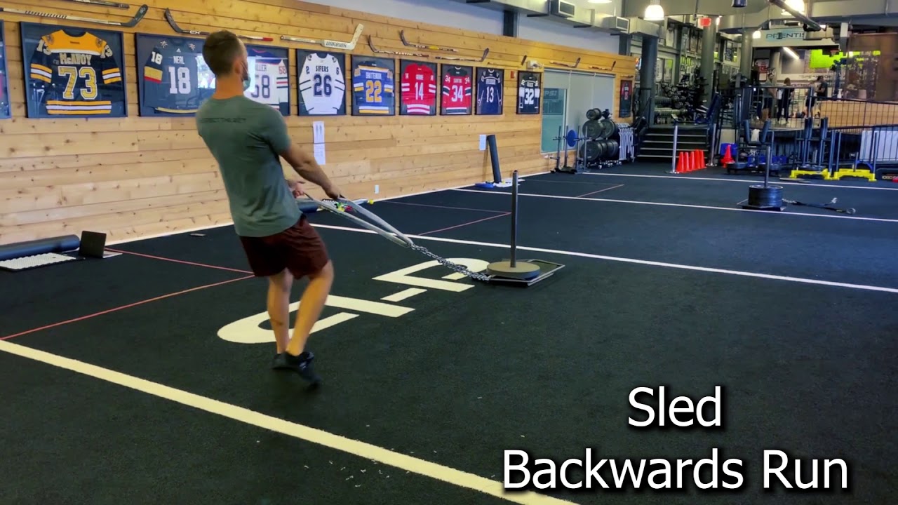 Sled Backwards Run - YouTube