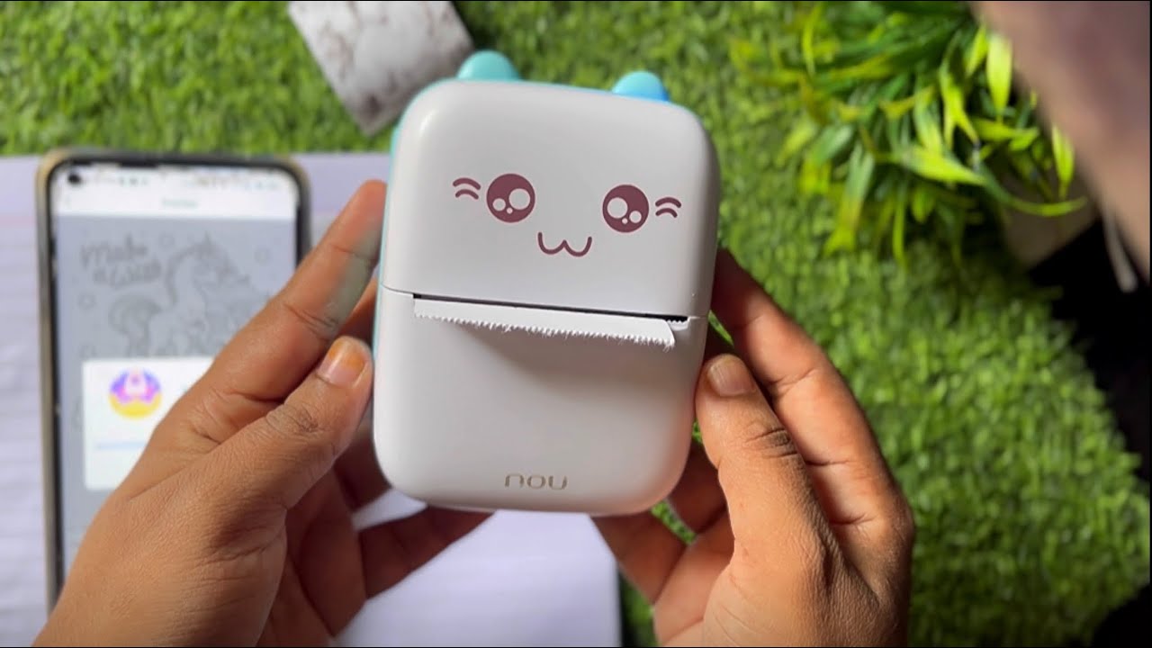 Mini Portable printer 😍മഷി വേണ്ട എവിടെയും കൊണ്ടുപോകാം - YouTube