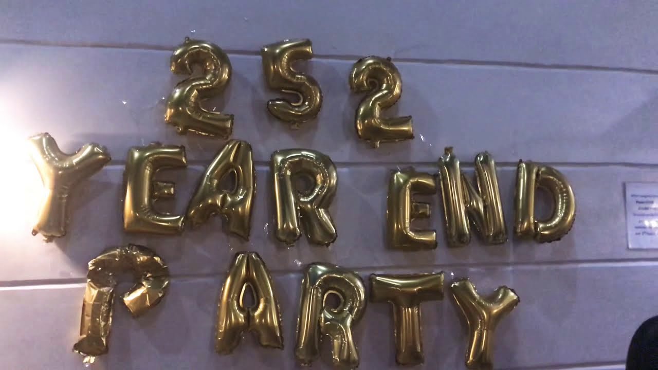252 Year end party 2019 - YouTube