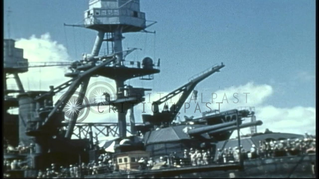 USS Nevada refloated at Pearl Harbor, Hawaii. HD Stock Footage - YouTube