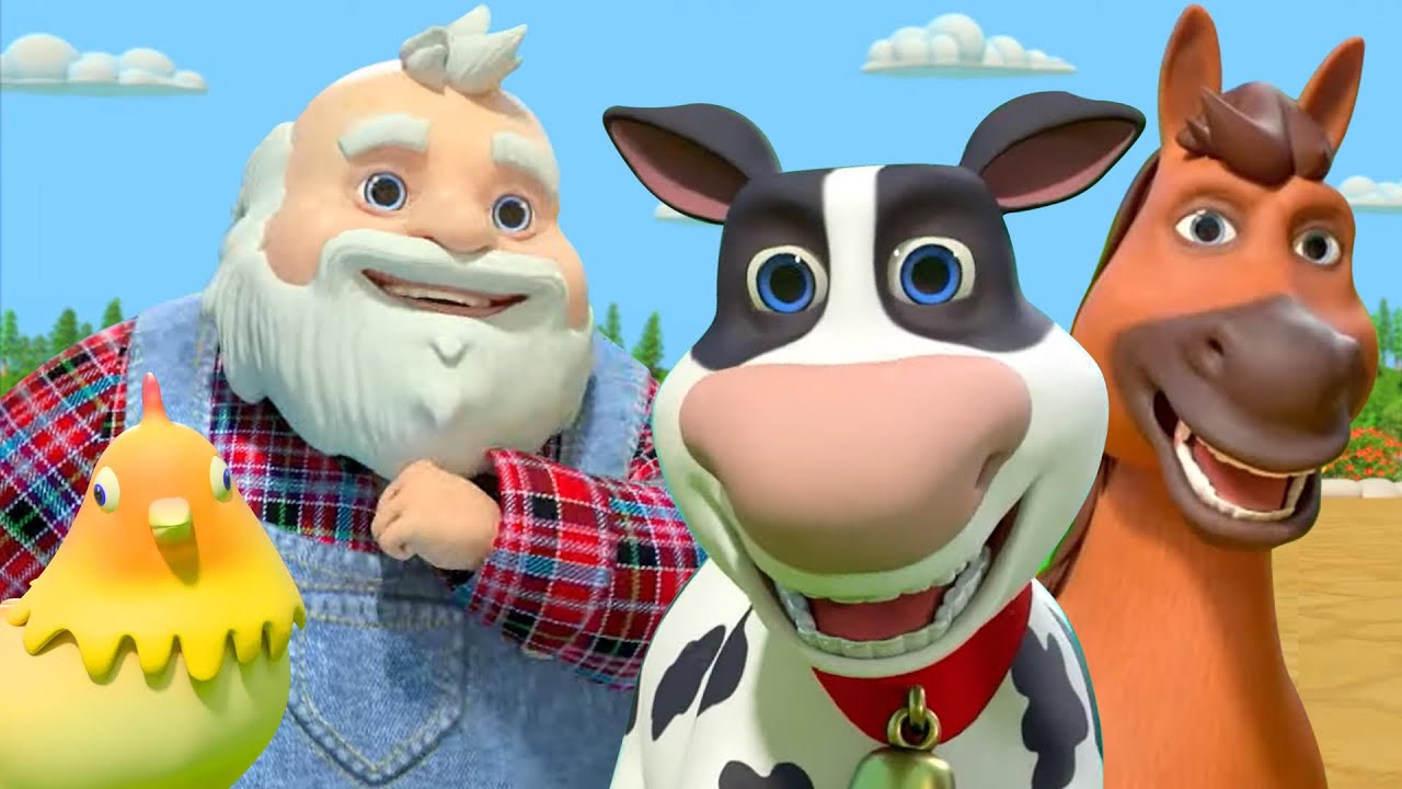 Old MacDonald Had a Farm | Animated Nursery Rhyme and Song for Kids ...