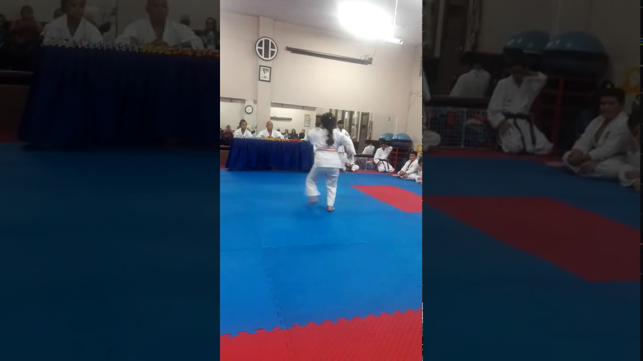 Karate shito Ryu Do shindo kan examen Brianna ortega - YouTube