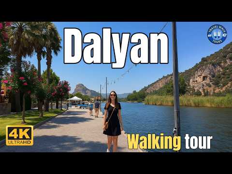 Dalyan, Turkey Walking Tour 4K - Exploring an Unspoiled Riverside Paradise with Stunning