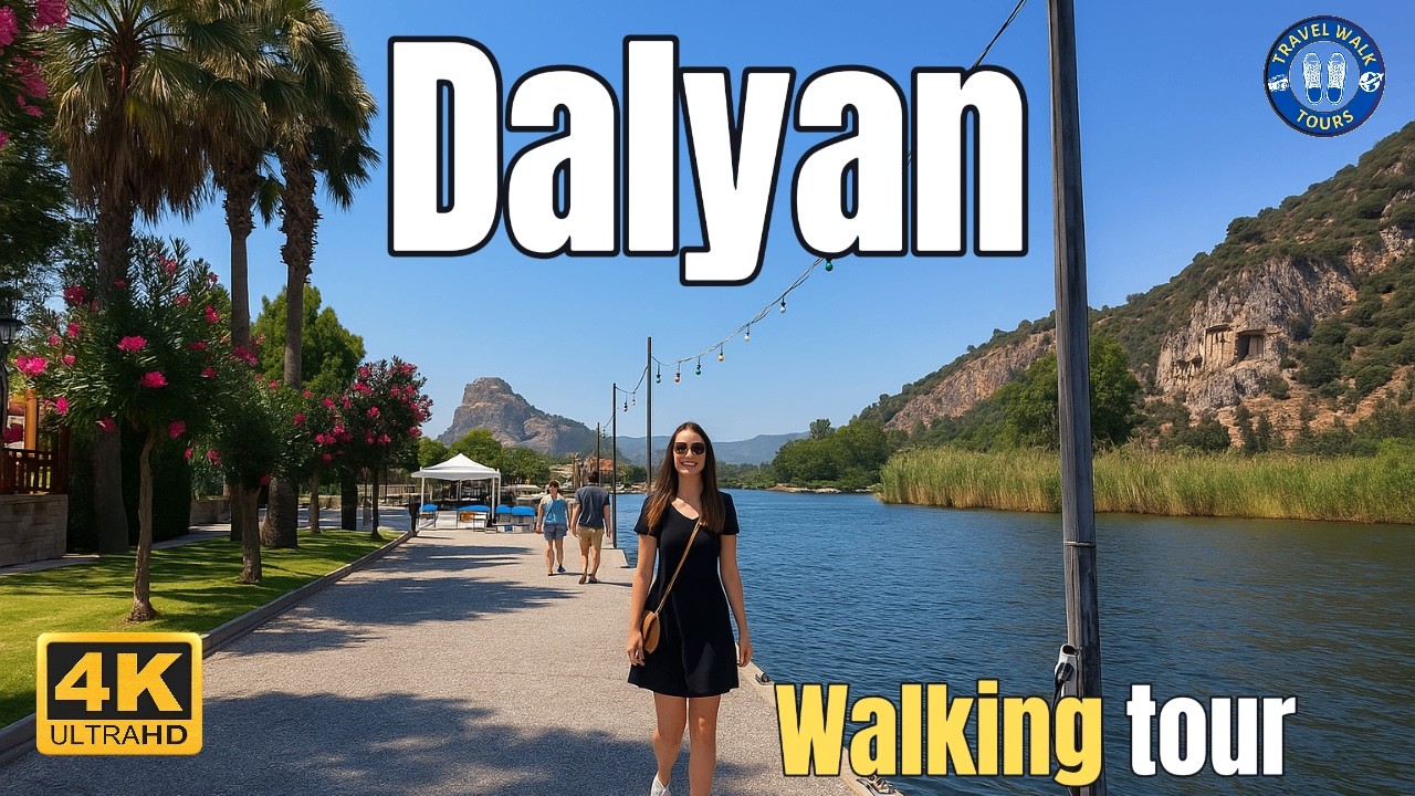 Dalyan, Turkey Walking Tour 4K - Exploring an Unspoiled Riverside ...
