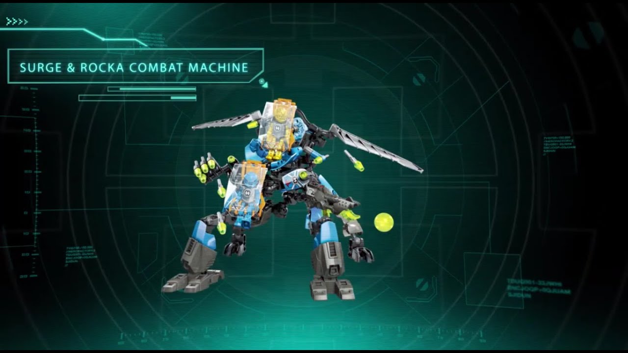 Lego Hero Factory - Surge & Rocka Combat Machine - YouTube
