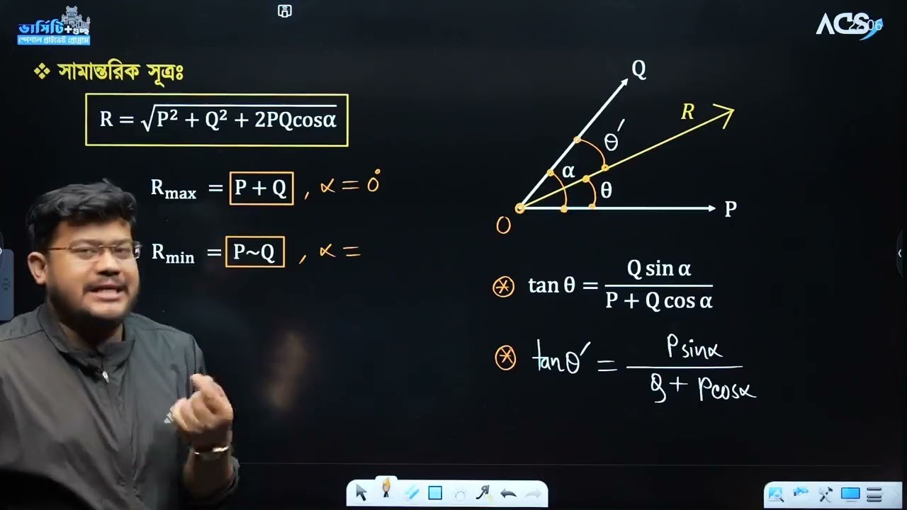 Statics Lecture : 01-02 ACS Varsity #sciencewallet #static #physics # ...
