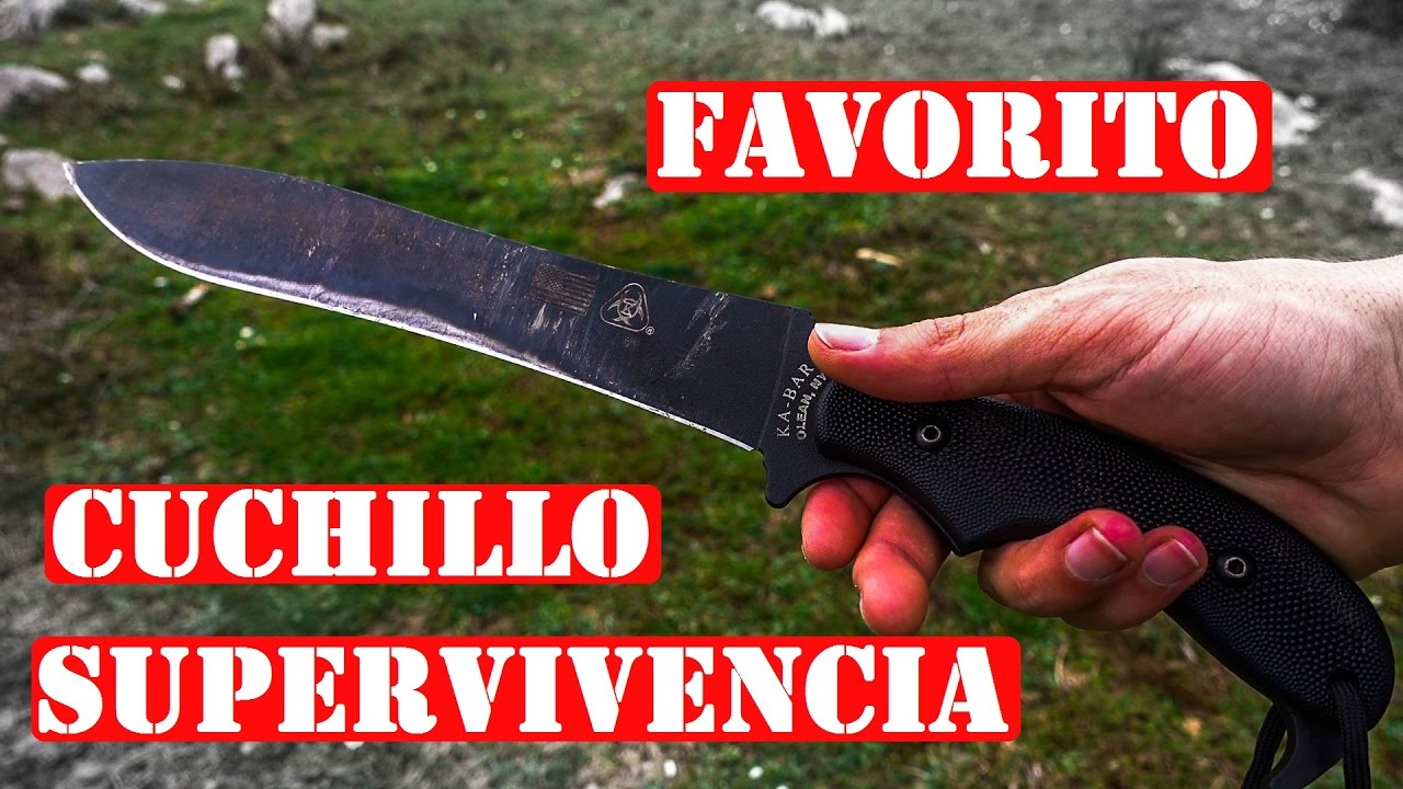 Mi Cuchillo De Supervivencia Favorito - Ka Bar ZK War Sword - YouTube