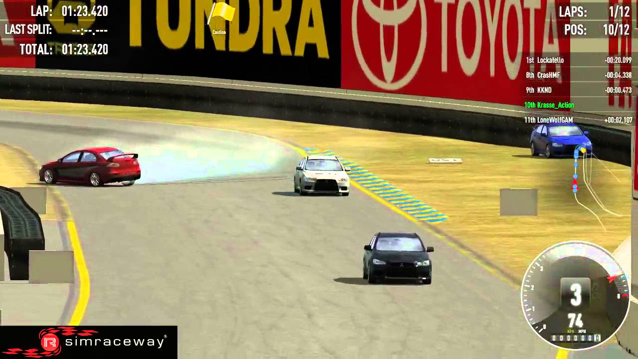Simraceway Sunday Race-Off 34 800-900 - YouTube