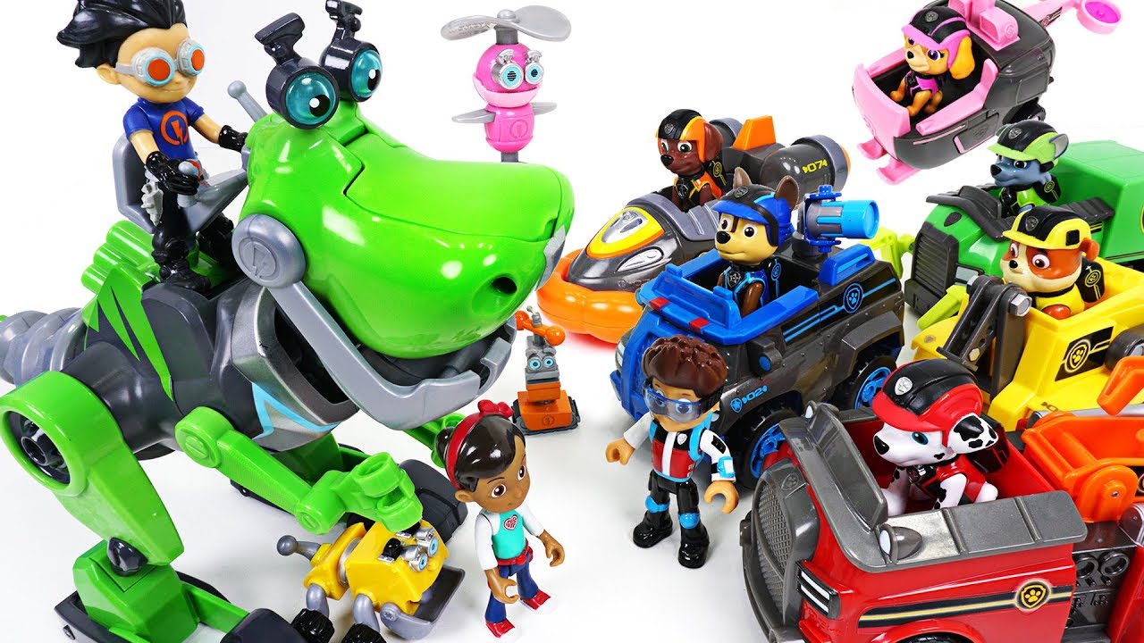 Paw Patrol's car broke down! Help me! Rusty Rivets and transform ...