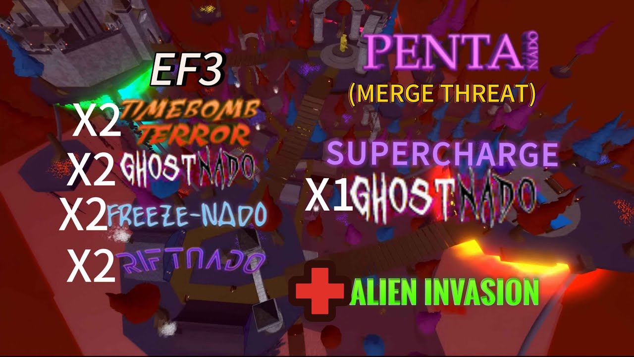 Tornado Alley Ultimate| Penta (Merge Threat) + Alien Invasion Roblox ...