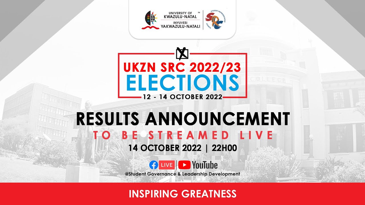 UKZN SRC Elections - Results Announcement - YouTube