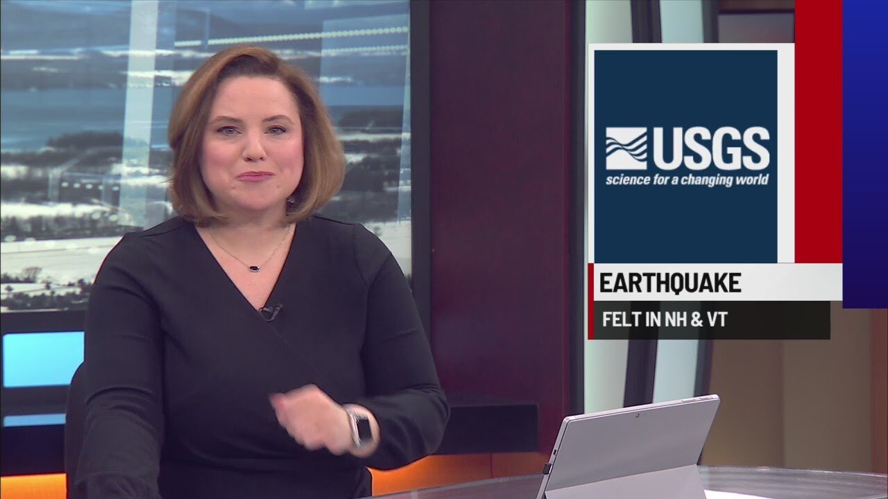 Earthquake felt in New Hampshire and Vermont - YouTube