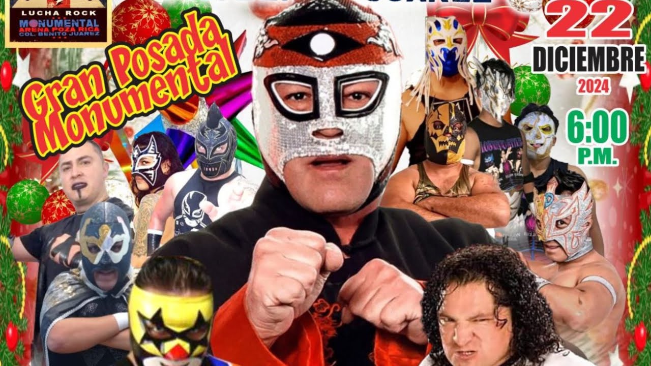 Lucha de Exhibición | Primera y Segunda Generación Escuela de lucha libre Monumental Arena Poza ...