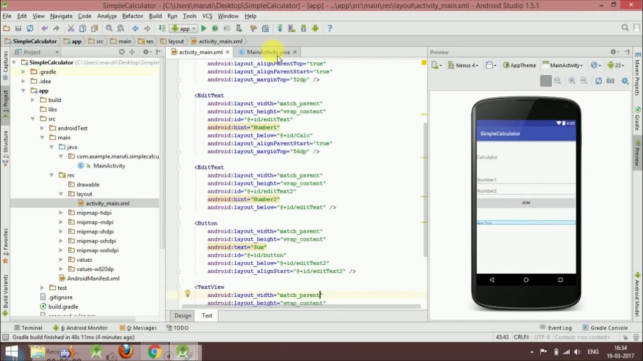 Android Studio | Create Simple Calculator in Android Studio - YouTube
