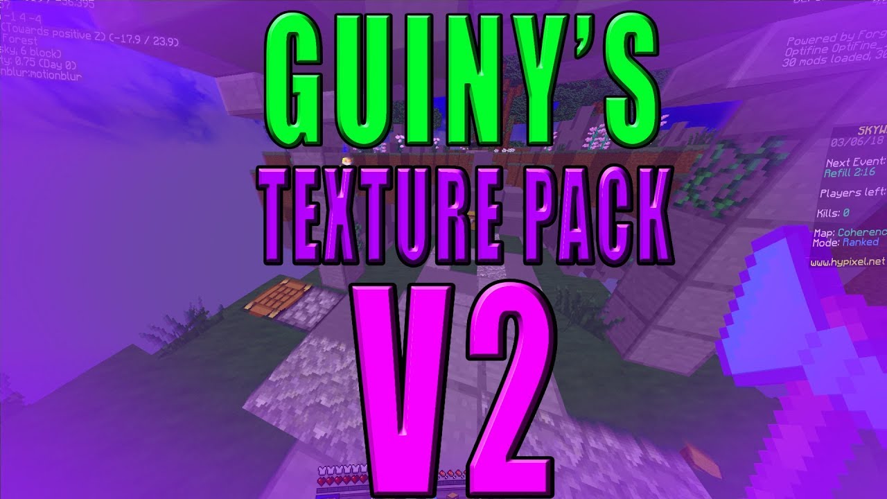 GUINY YOUTUBE TEXTURE PACK V2 FULL RELEASE! + 300 SUBSCRIBERS ...