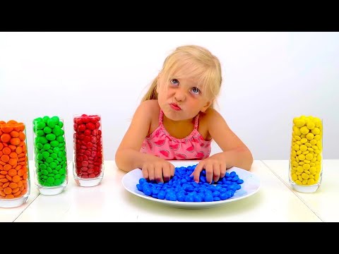 Kids Learn Colors with Candies and Baby Alice