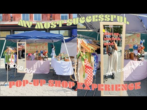 how I put together my most successful pop-up shop yet // craft fair ...
