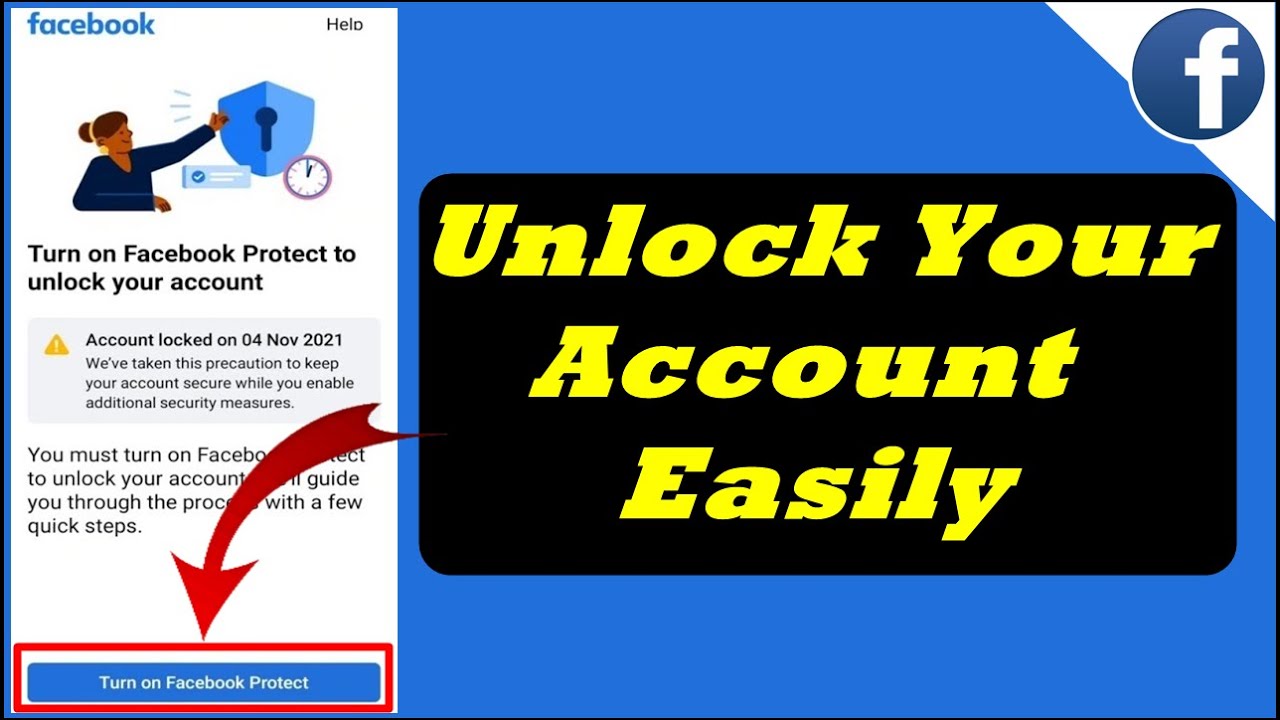 How To Turn On Facebook Protect To Unlock Your Account | How To Enable ...