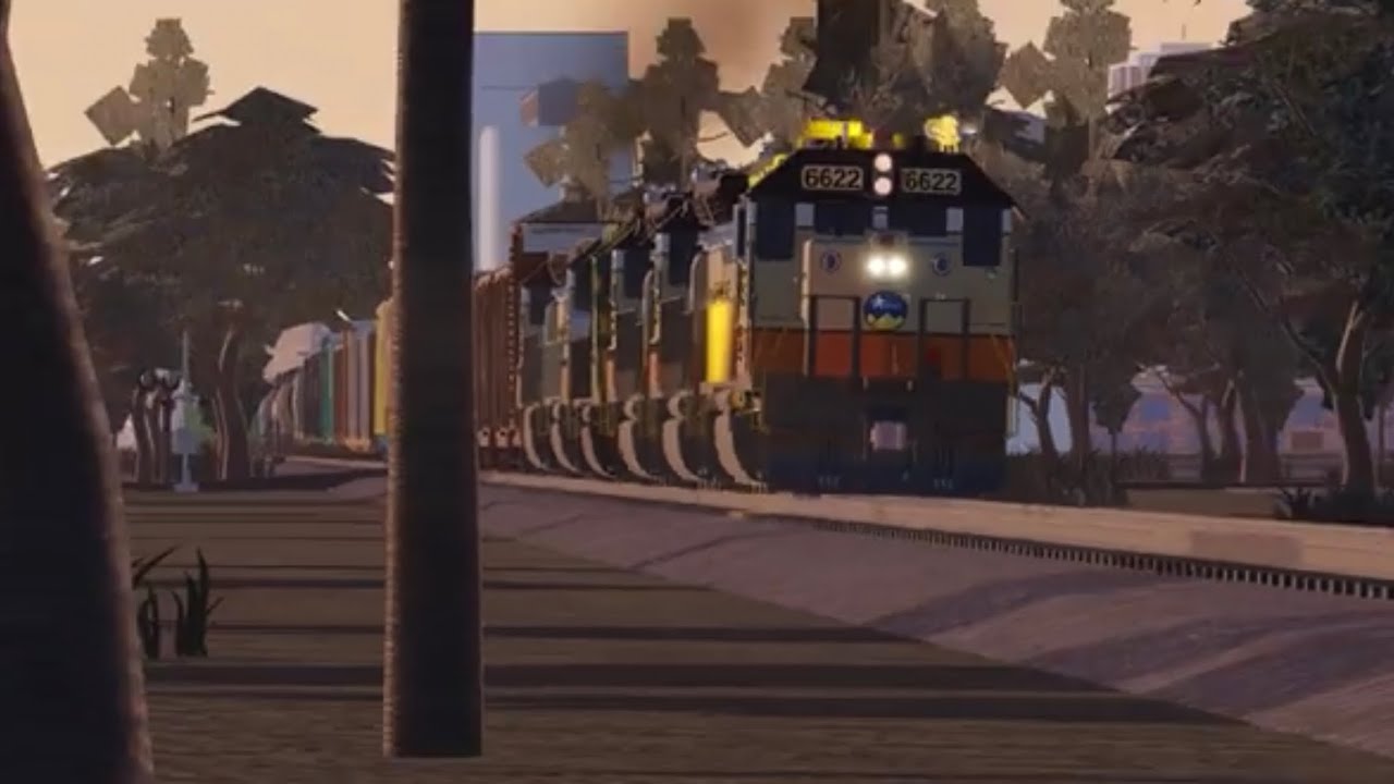 B&LC manifest Train with MKT SD40-2 in Ro-Scale Horsethief Route (1982 ...