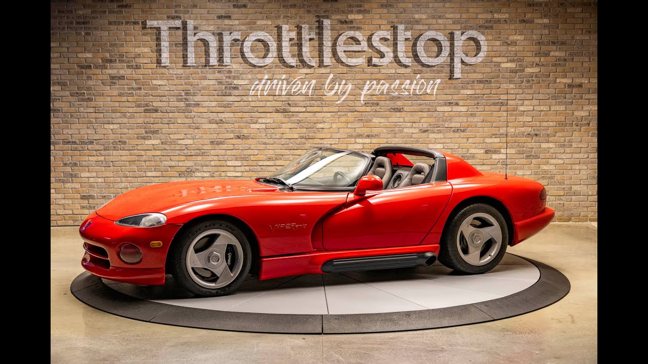 1992 Dodge Viper Startup and Showcase - YouTube