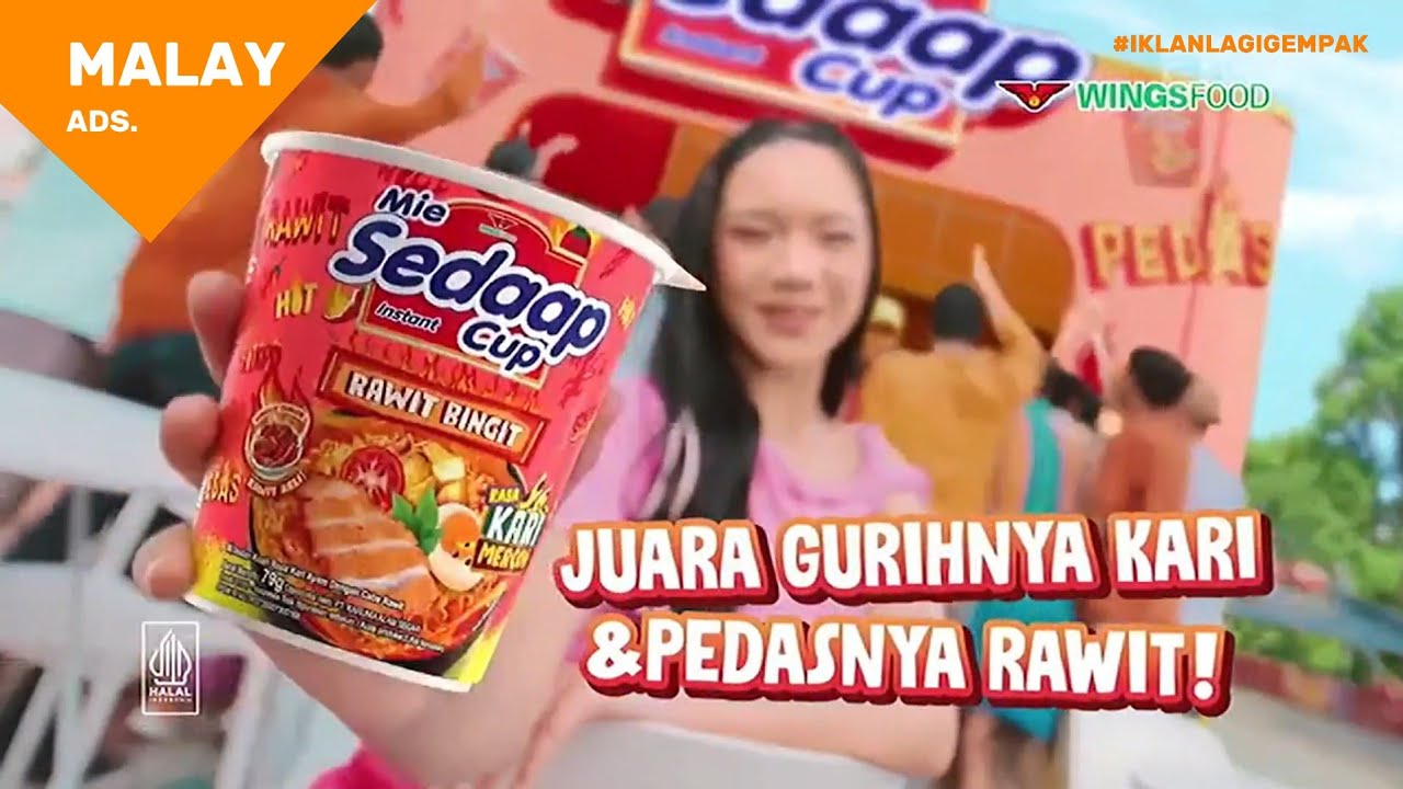 BARU! Mie Sedaap Cup Rawit Bingit Kari Mercon - Juara Gurihnya Kari ...
