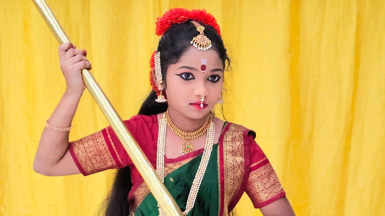 Aigiri Nandini Performance by Deethya - YouTube