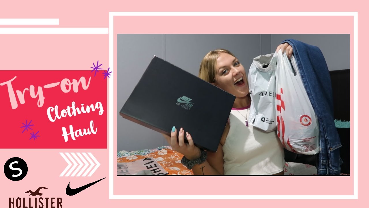 TRY-ON CLOTHING HAUL | Hailey Ihde - YouTube