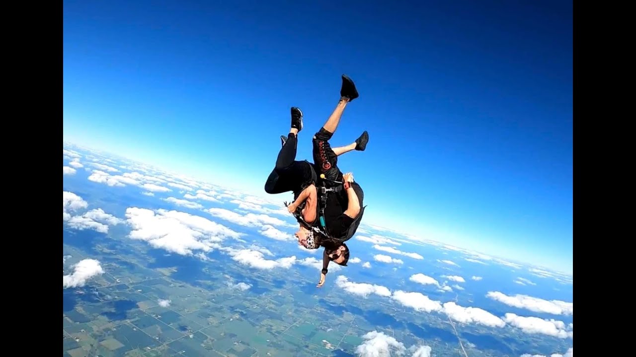 Skydiving Free Fall - YouTube