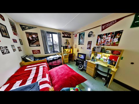 Temple University Dorm Tour: Campus Tours S1 E3 - YouTube