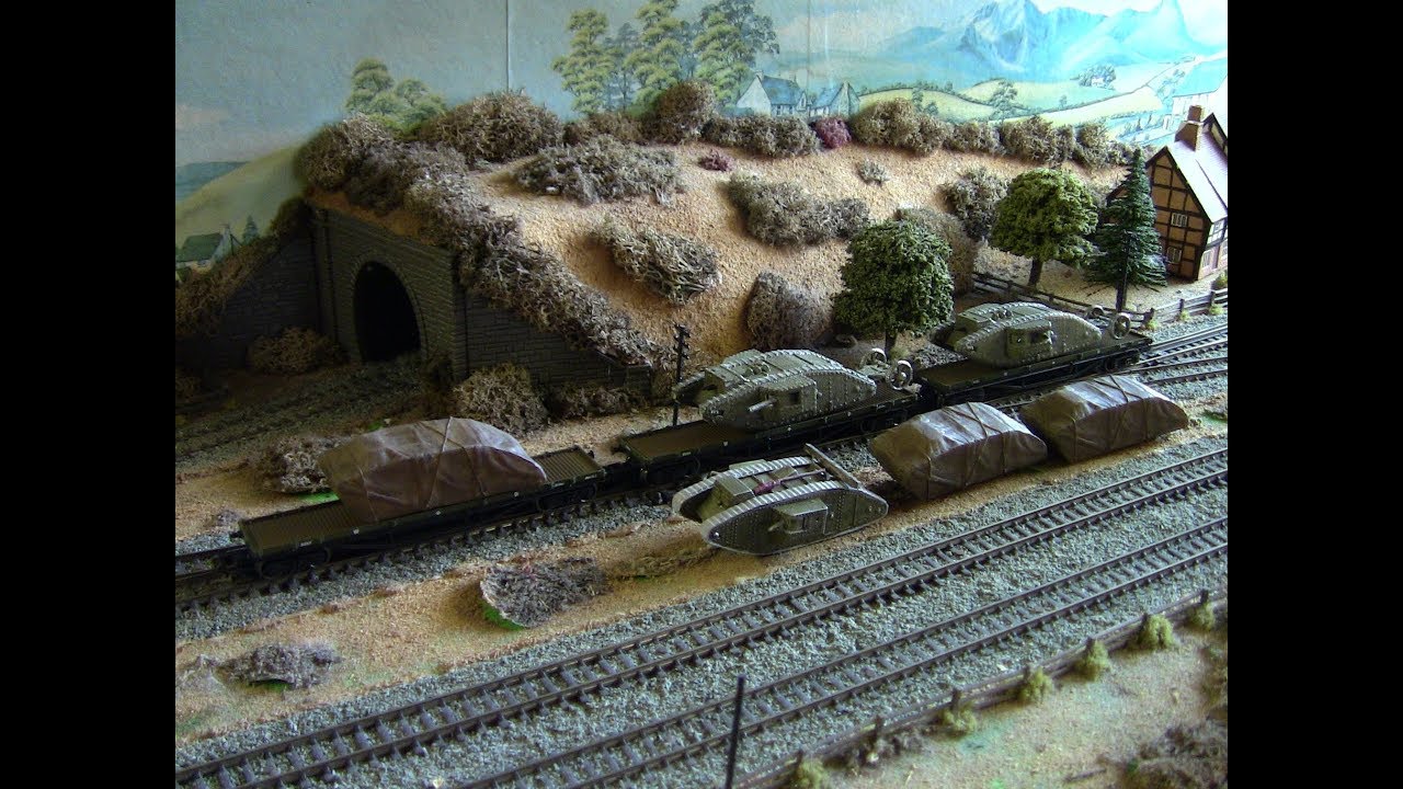 N Gauge Review No 18 WW1 Tanks by Shapeways & Arrowhead - YouTube